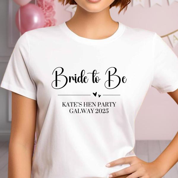 Personalised Hen Party T-shirts | Buy Online – Henworld