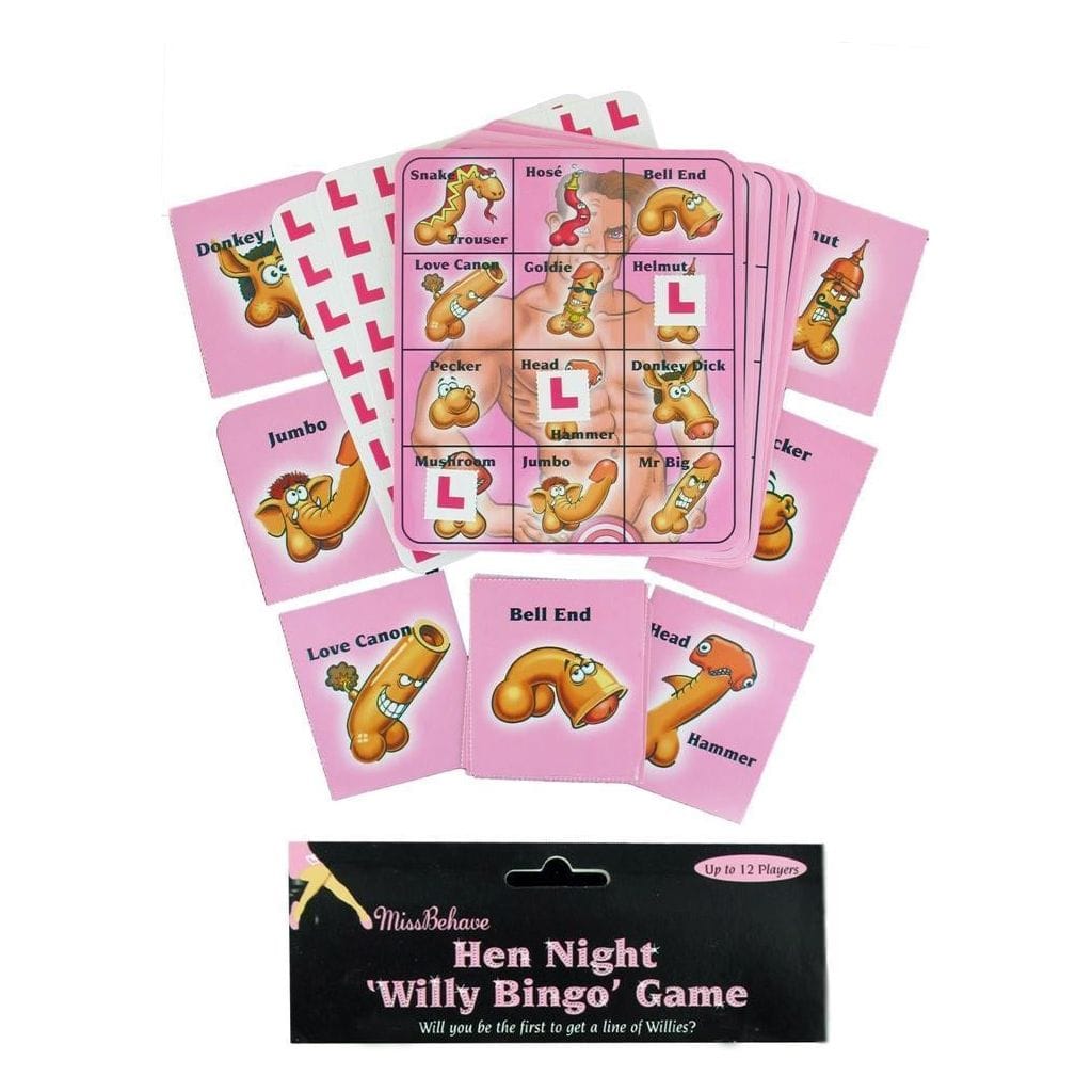 Hen Night Willy Bingo Game | Buy Online – Henworld