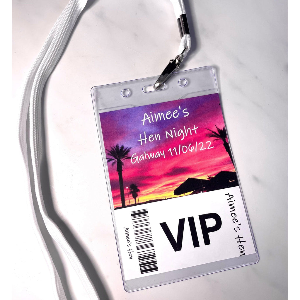 Hen Party Personalised Festival Lanyard | Buy Online – Henworld